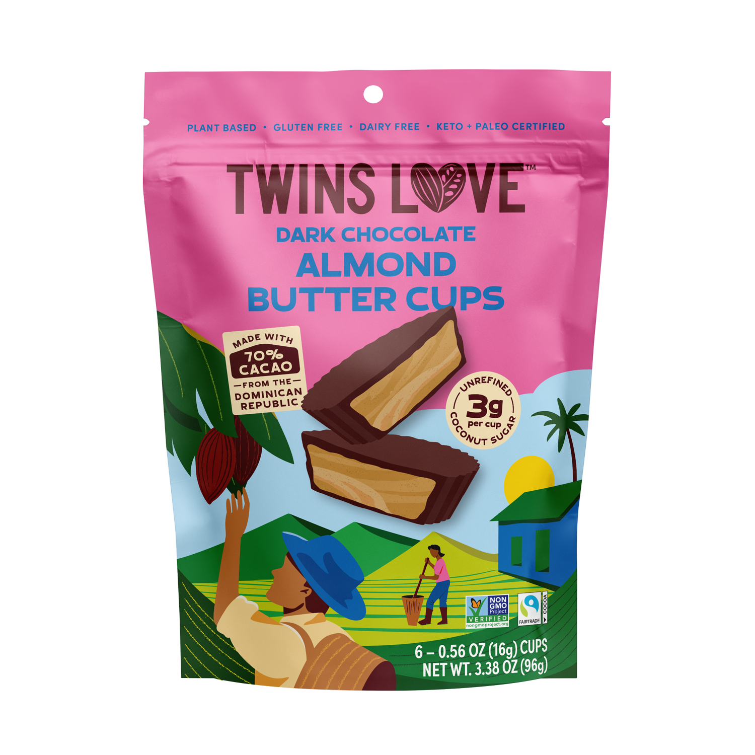 Almond Butter Cups – Twins Love Chocolate